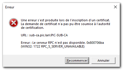 Installer ADFS sous Windows Server 2022